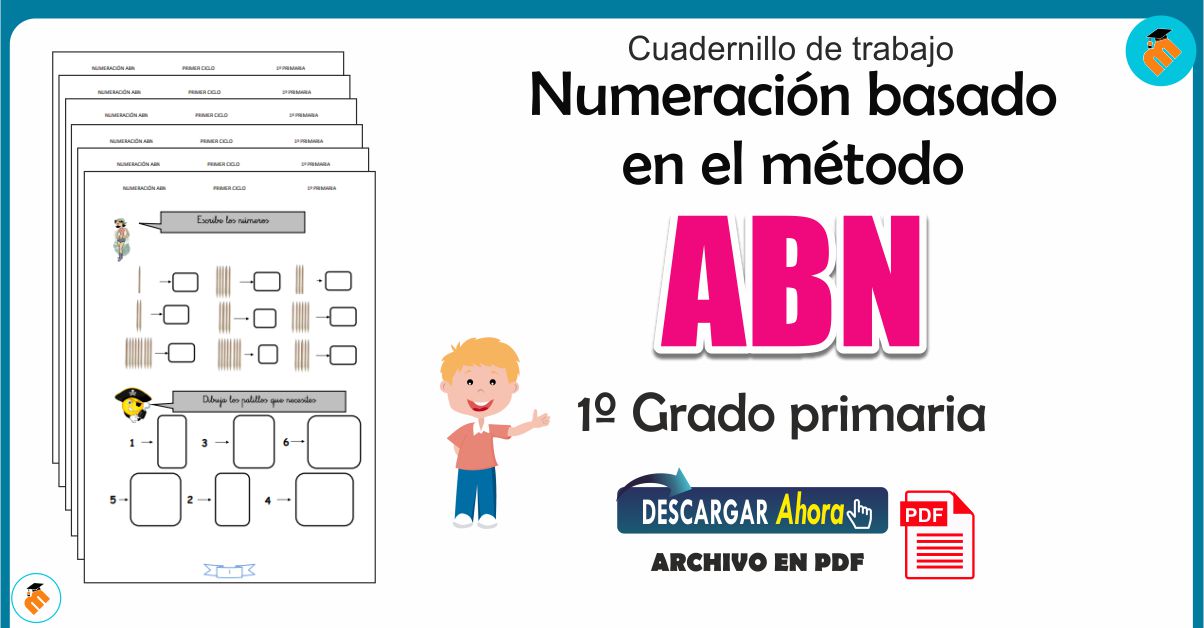 Numeración basados en método ABN 1º Grado | Cuadernillo de trabajo