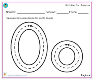 Ejercicios de motricidad fina de las vocales | Archivo en PDF