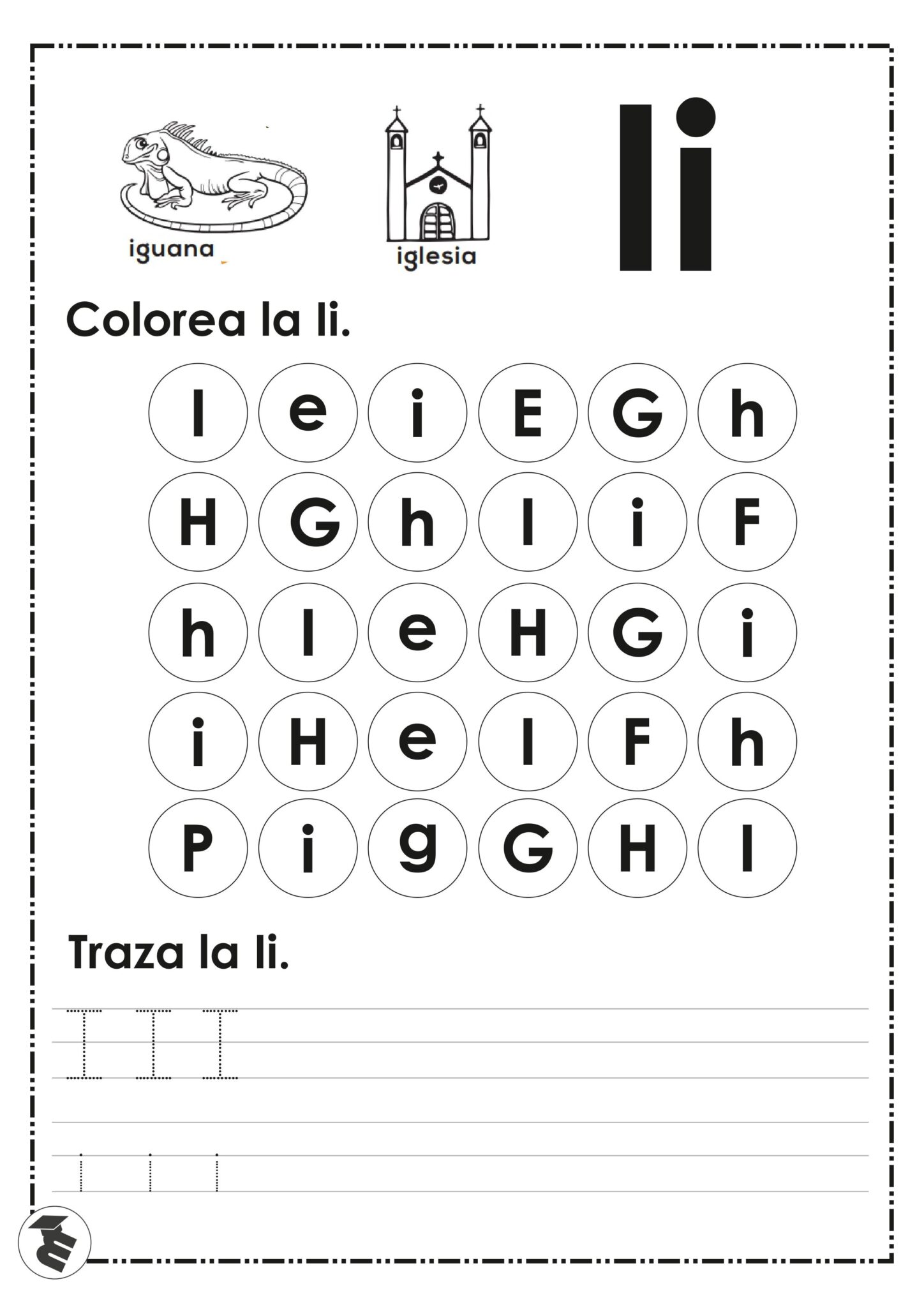 Cuaderno Abecedario Traza y Colorea | Preescolar y primaria.