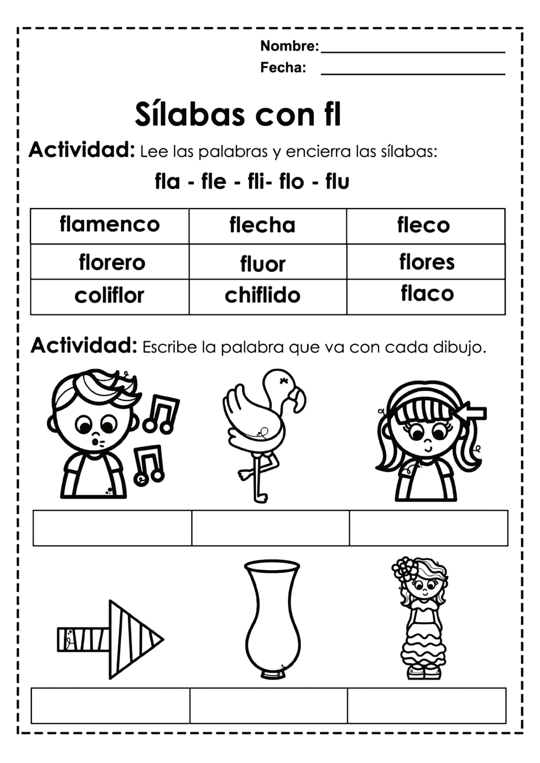 Repaso de silabas trabadas - Educational Images | Picstank