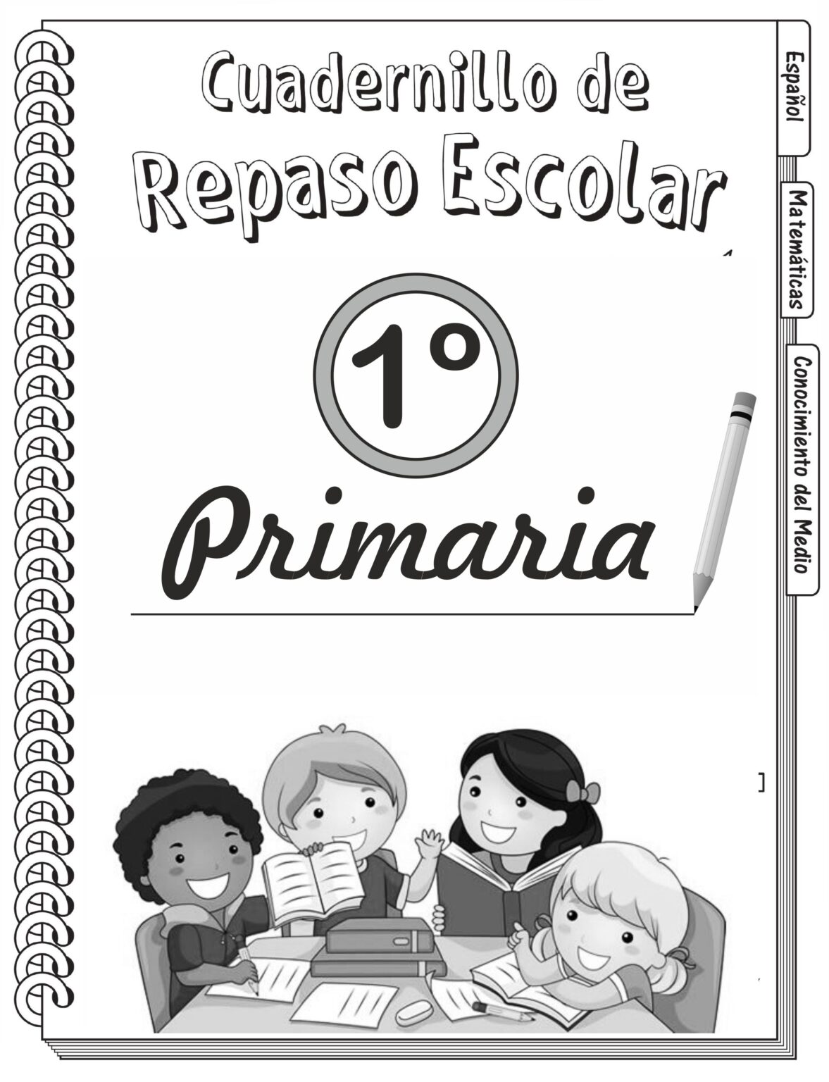 Cuadernillo de Repaso Escolar 1º Grado primaria, Material PDF.