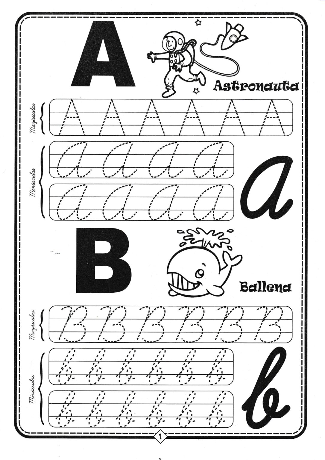 Cuaderno del Abecedario Mayúsculas y Minúsculas trazos | Material PDF.