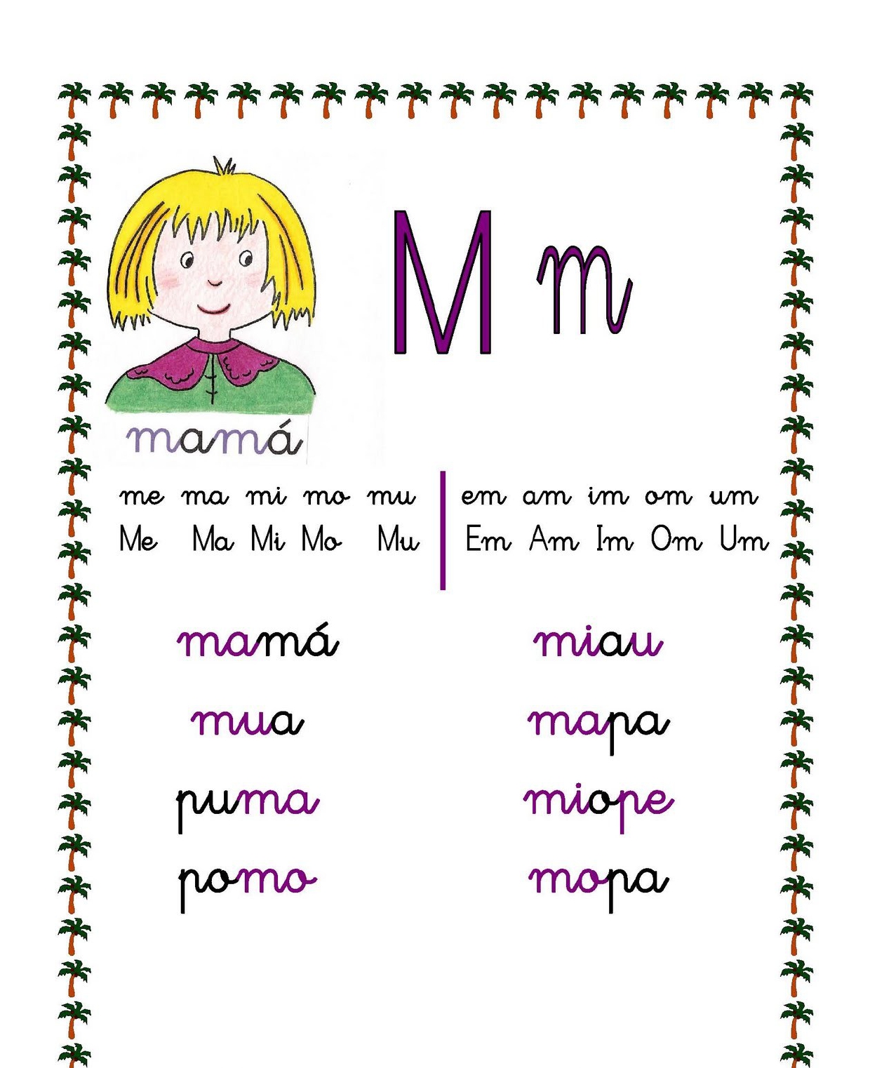 Cartilla de Lectura Infantil Alfabeto completo en PDF