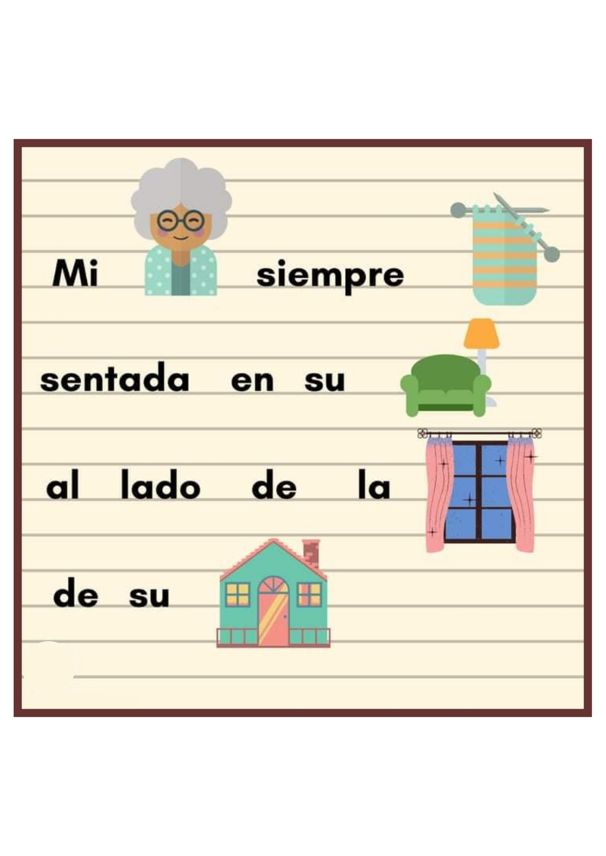 Cuaderno de lectura con el uso de pictogramas | Material imprimible