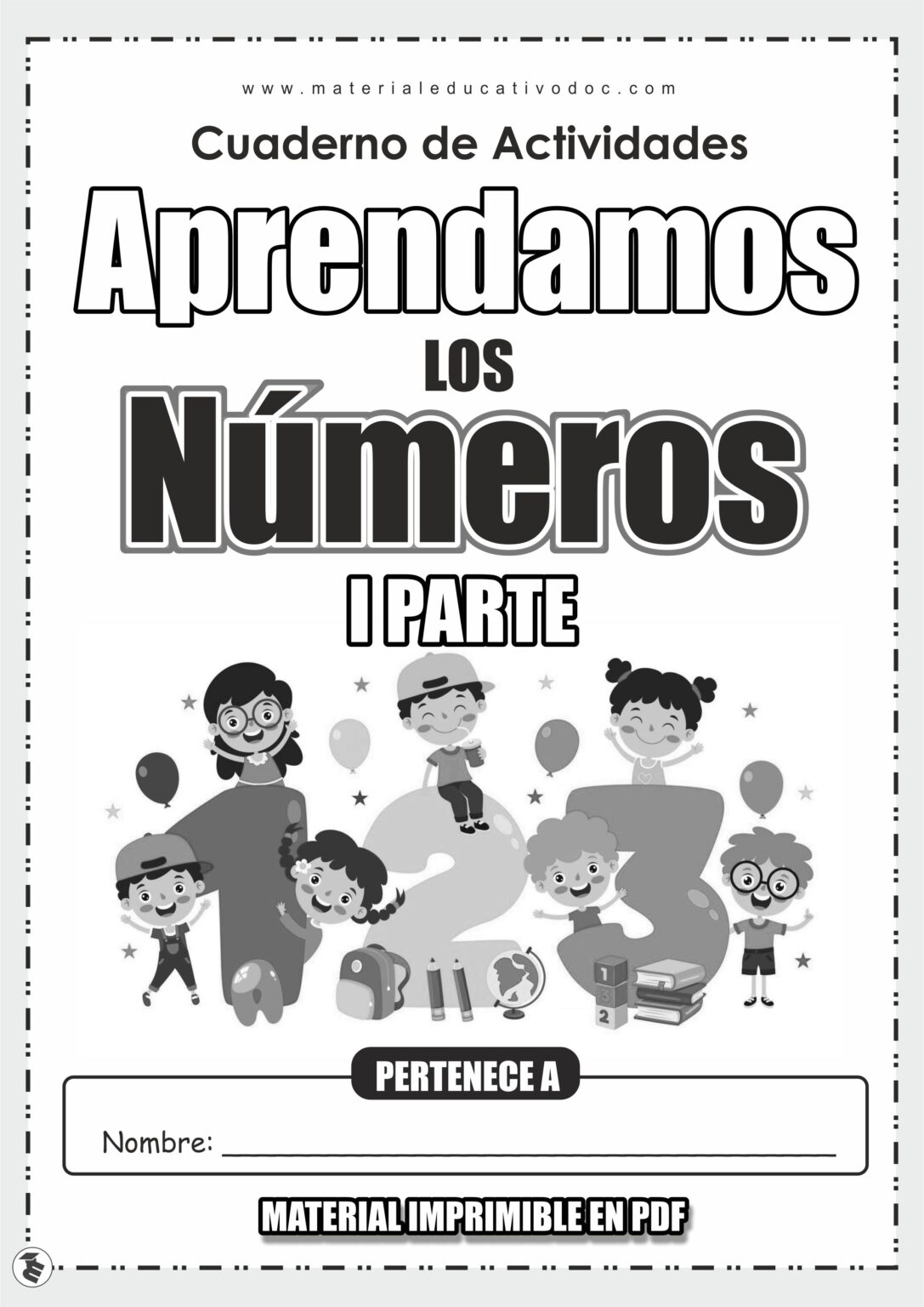Aprendamos los números del 1 al 30 cuaderno de trabajo | Imprimir PDF