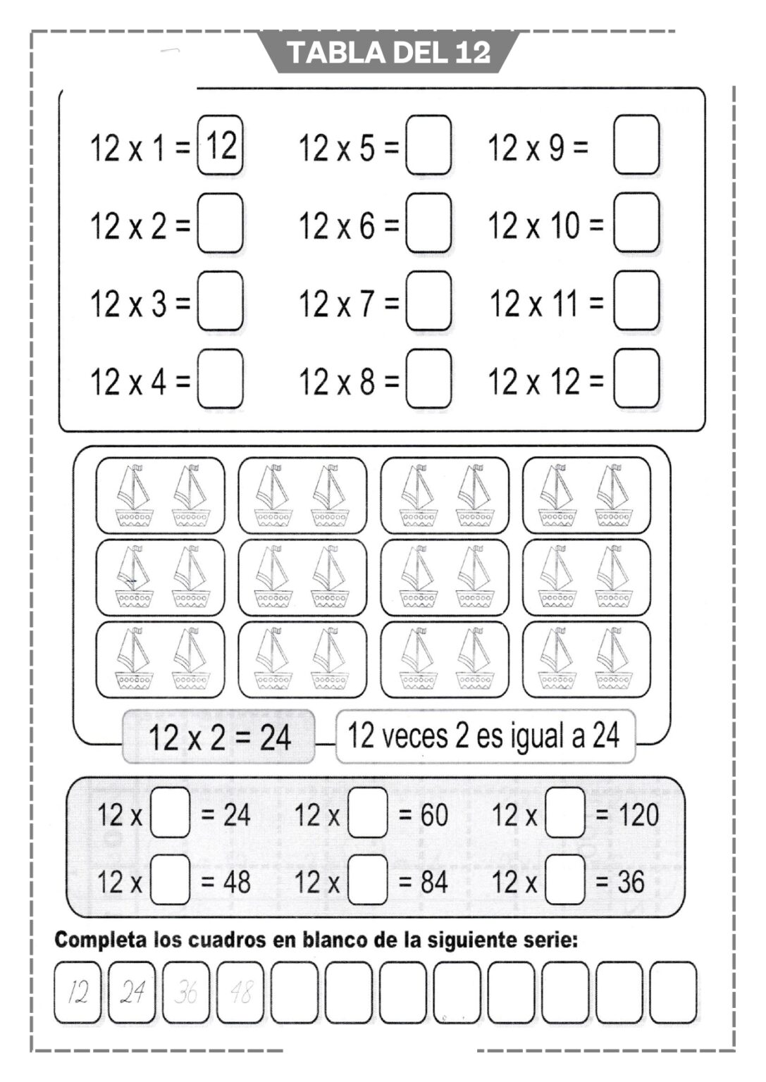 La Multiplicaci n Cuaderno De Ejercicios Para 2 Grado Primaria
