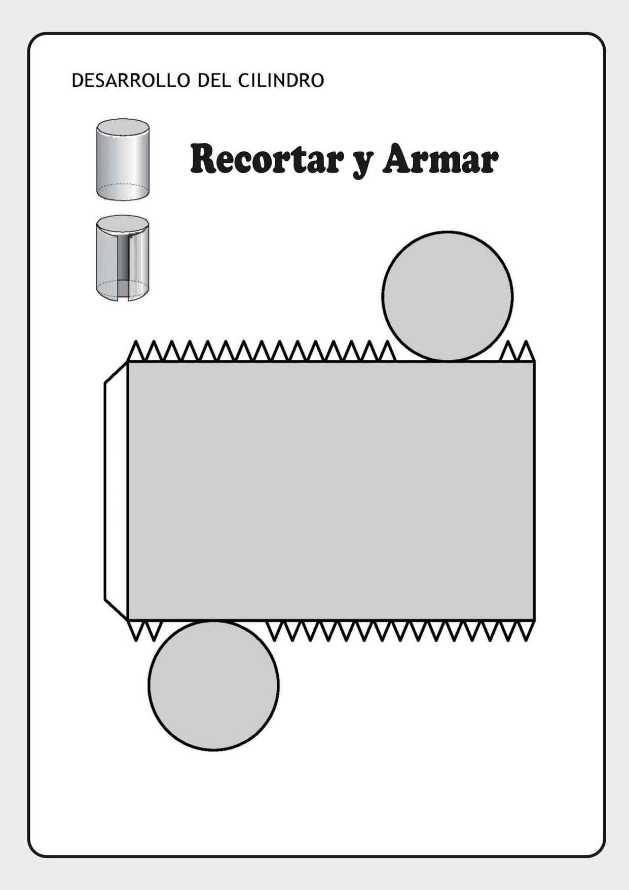 Moldes de Figuras Geométricas para Recortar y Armar