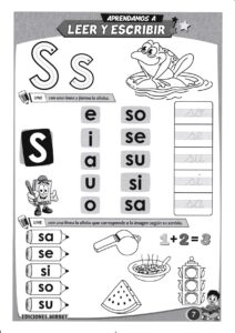 Aprendamos a Leer y Escribir actividades para Preescolar y Primaria