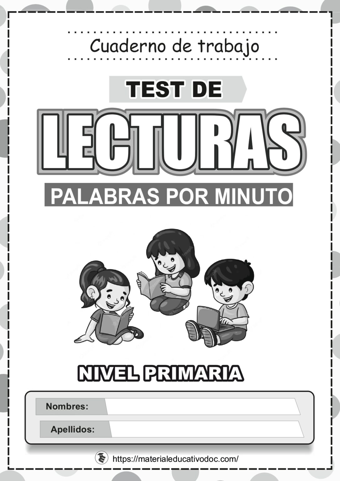 Test de lecturas infantiles palabras por minuto