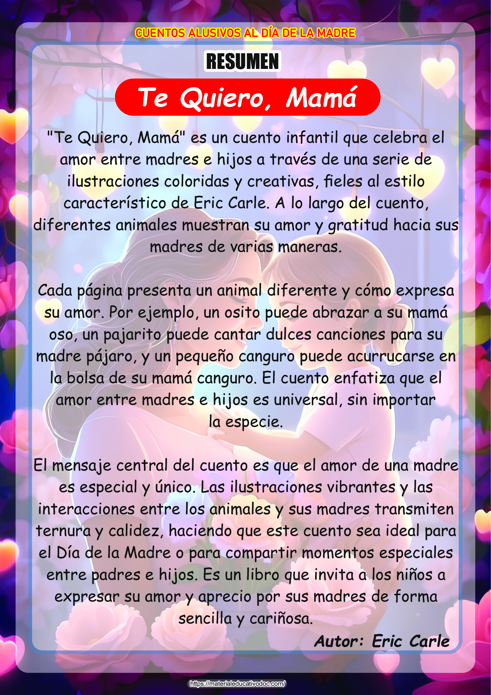 Cuentos Infantiles para el Día de la Madre