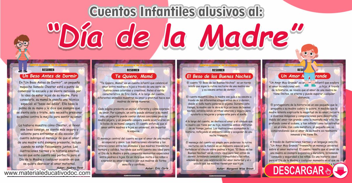 Cuentos Infantiles Para El Día De La Madre