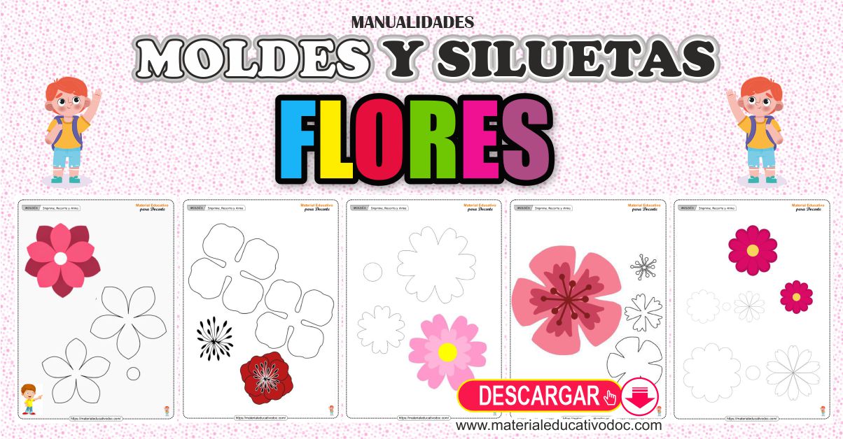 Moldes y Siluetas de Flores para Tus Proyectos: Ideas y Recursos