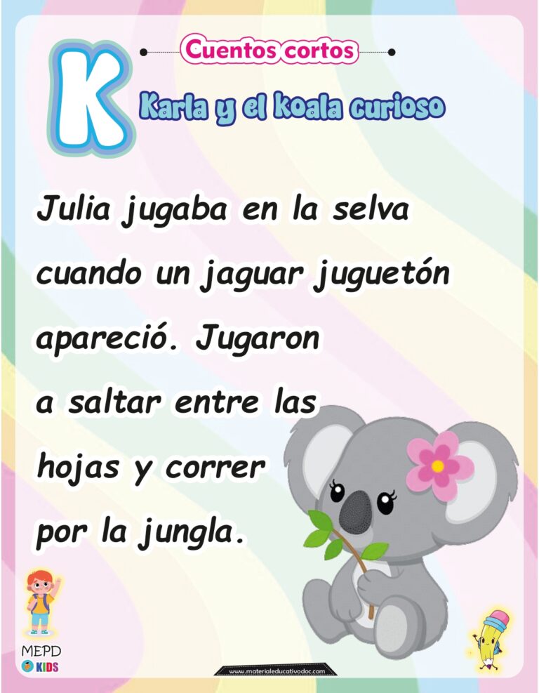 Cuentos cortos con las letras del abecedario
