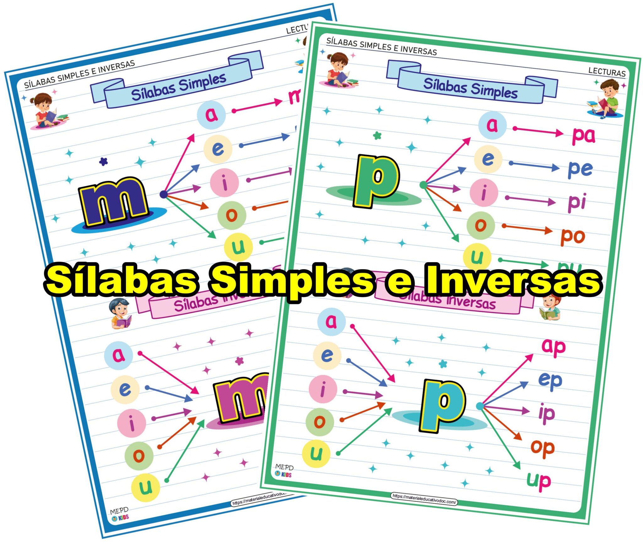 Sílabas simples e inversas cuadernillo de lecturas
